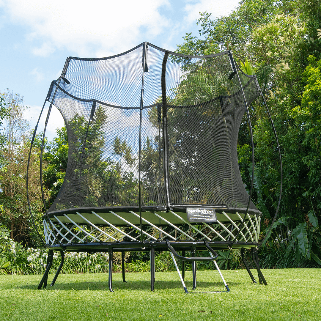 Springfree® 8ft Compact Round Trampoline | Be Active Toys
